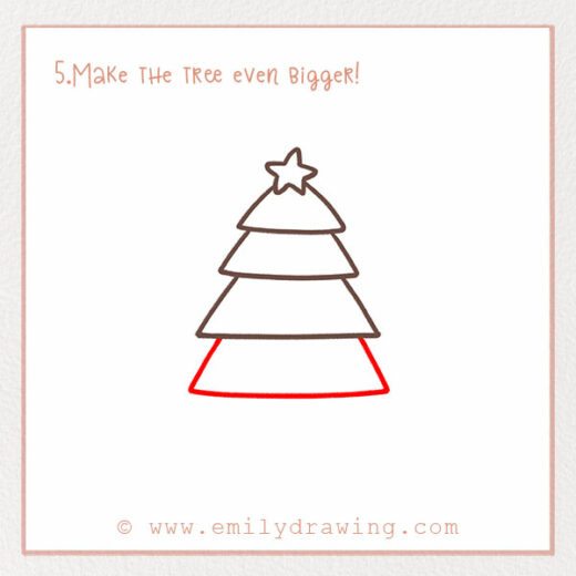 How to Draw a Christmas Tree - Emily Drawing