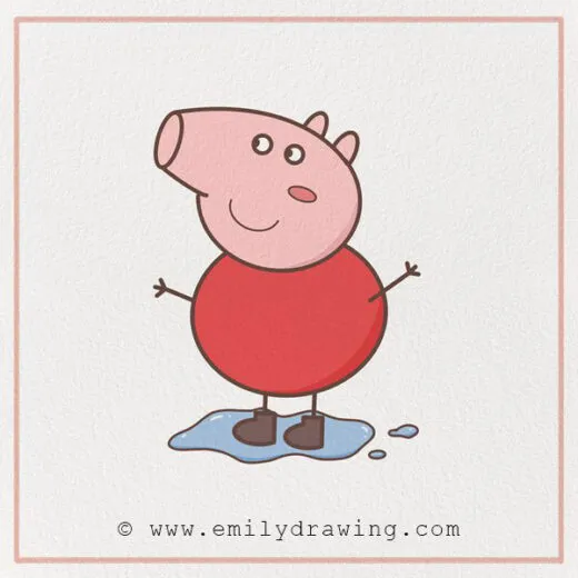 How to Draw Peppa Pig - Emily Drawing