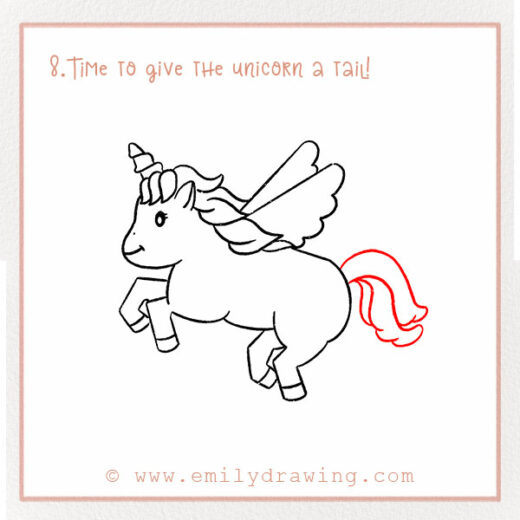 How To Draw a Unicorn - Emily Drawing