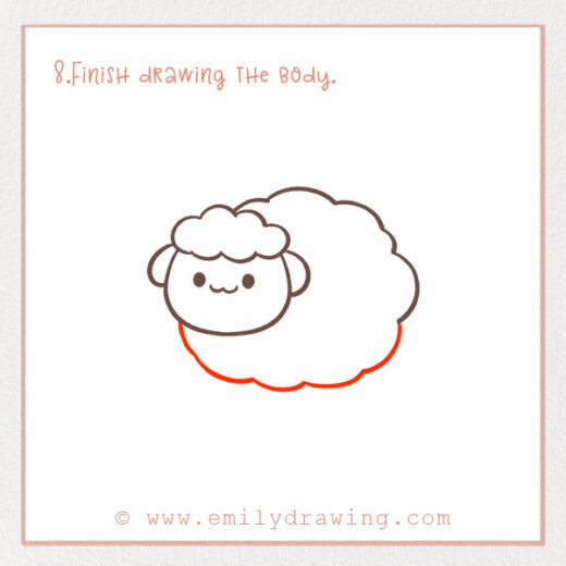 How to Draw a Sheep - Emily Drawing