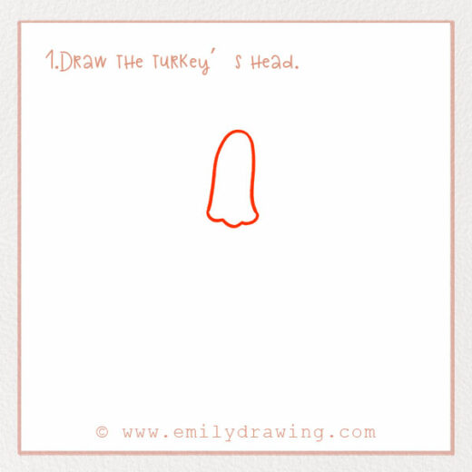 How to Draw a Turkey - Emily Drawing