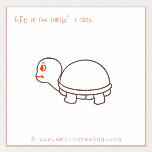 How to Draw a Turtle - Emily Drawing