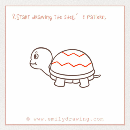 How to Draw a Turtle - Emily Drawing