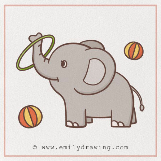 How to Draw an Elephant - Emily Drawing