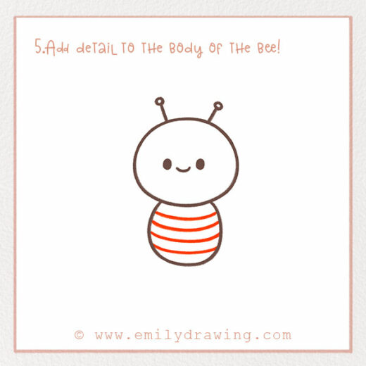 How to Draw a Bee - Emily Drawing