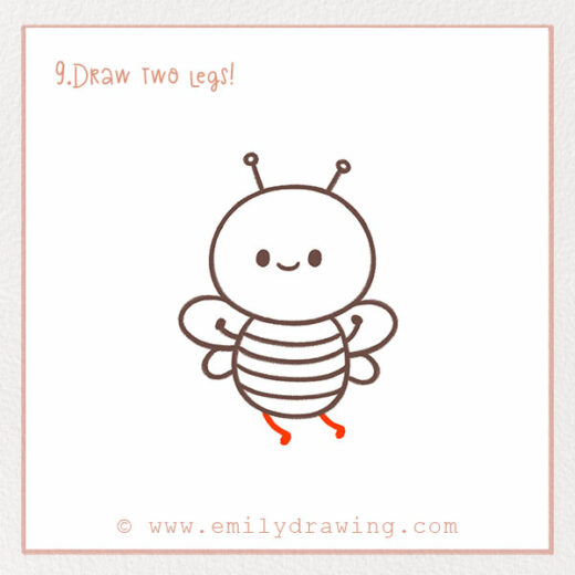 How to Draw a Bee - Emily Drawing