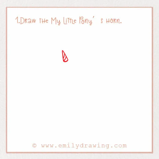 How to Draw a My Little Pony - Emily Drawing