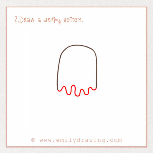 How to Draw a Popsicle - Emily Drawing