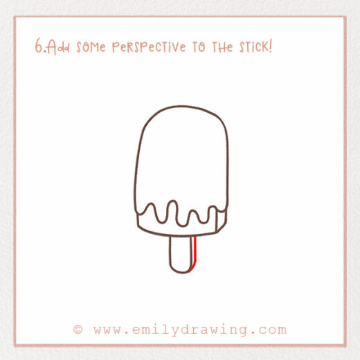 How to Draw a Popsicle - Emily Drawing