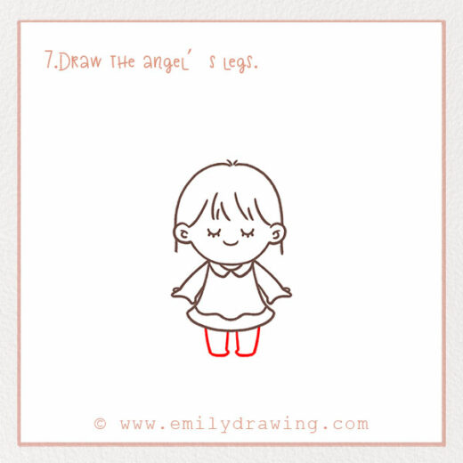 How to Draw an Angel - Emily Drawing