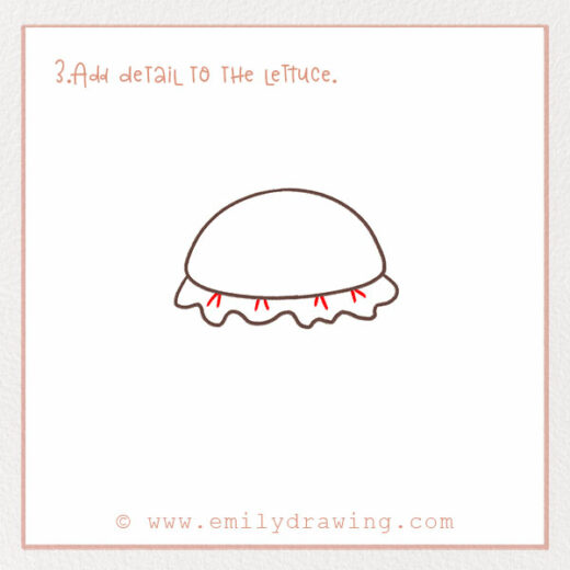 How to Draw a Hamburger - Emily Drawing