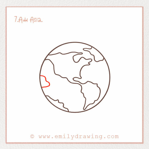 How to Draw Earth - Emily Drawing