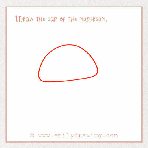 How to Draw Mushrooms - Emily Drawing