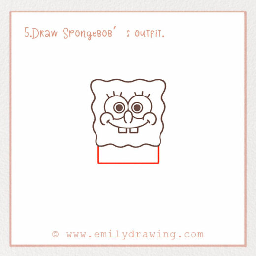 How to Draw Spongebob - Emily Drawing