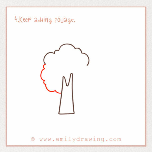 How to Draw a Tree - Emily Drawing