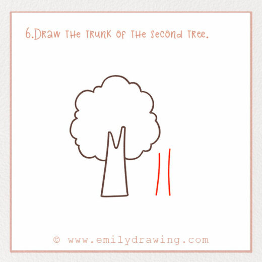 How to Draw a Tree - Emily Drawing