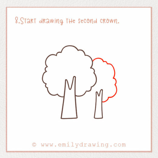 How to Draw a Tree - Emily Drawing