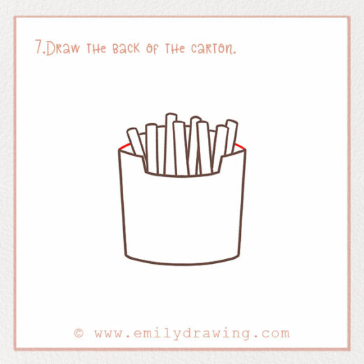 How to Draw French Fries - Emily Drawing