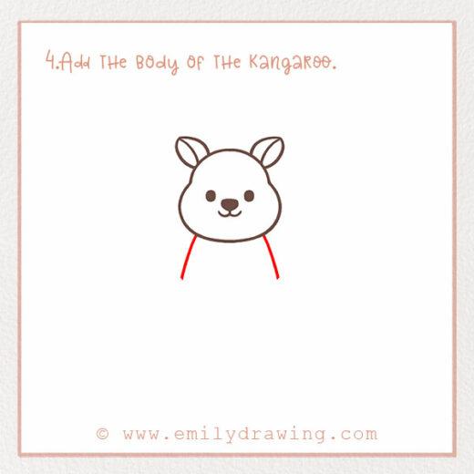 How to Draw a Kangaroo - Emily Drawing