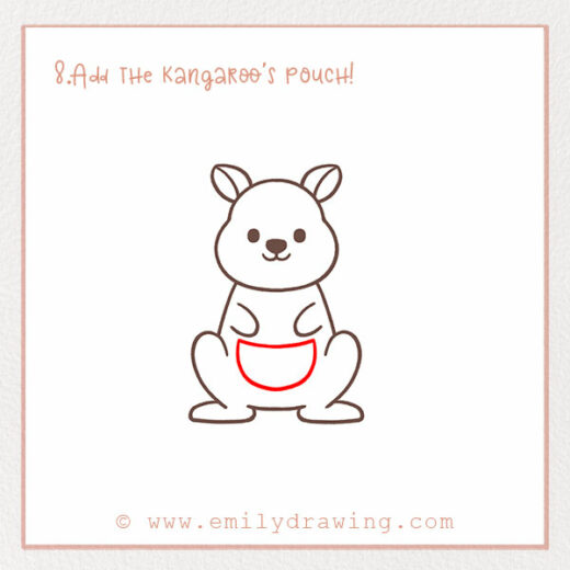 How to Draw a Kangaroo - Emily Drawing