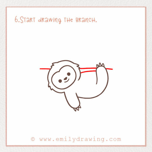 How to Draw a Sloth - Emily Drawing