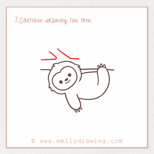 How to Draw a Sloth - Emily Drawing