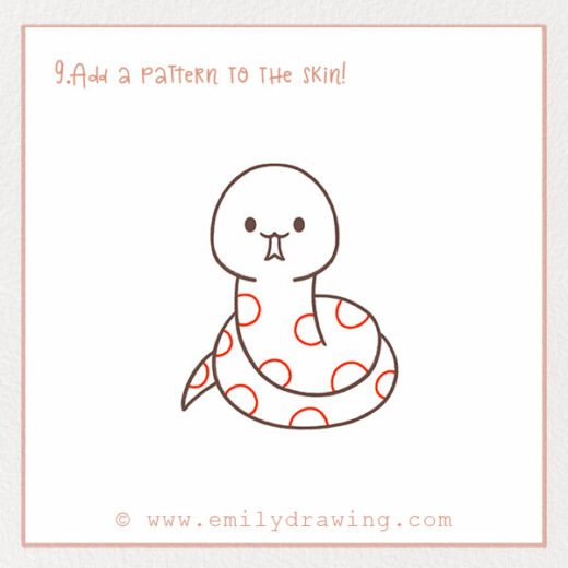 How to Draw a Snake - Emily Drawing