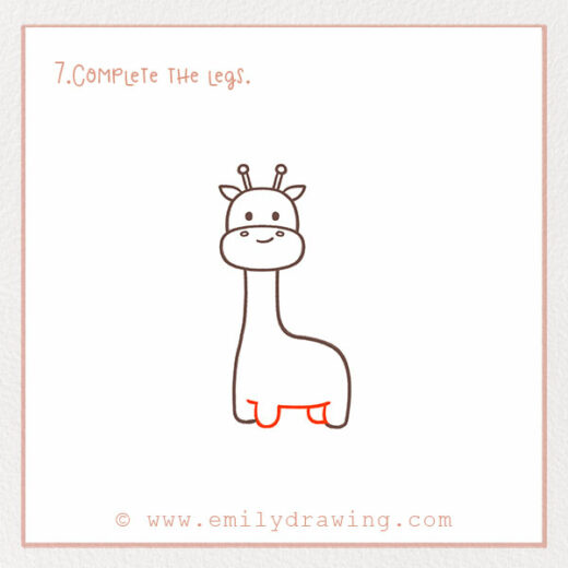 How to Draw a Giraffe - Emily Drawing