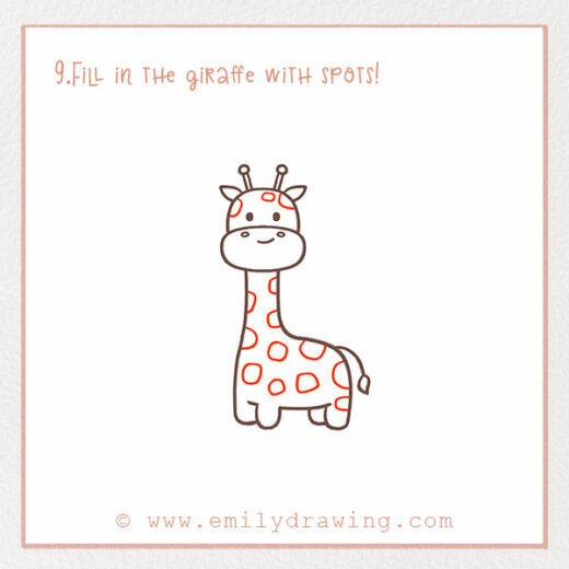 How to Draw a Giraffe - Emily Drawing