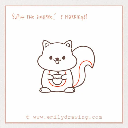 How to Draw a Squirrel - Emily Drawing