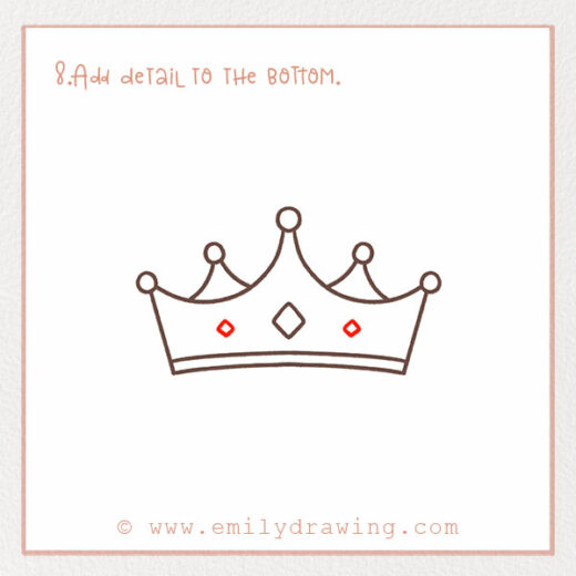 How to Draw a Crown - Emily Drawing