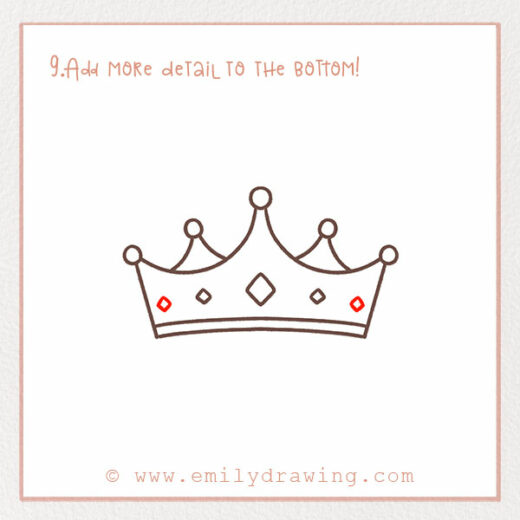 How to Draw a Crown - Emily Drawing