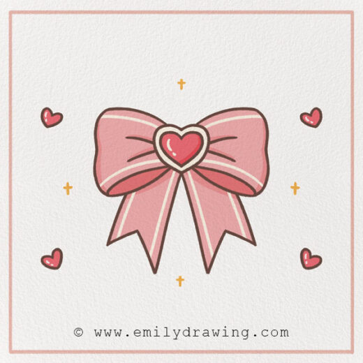 How to Draw a Bow - Emily Drawing