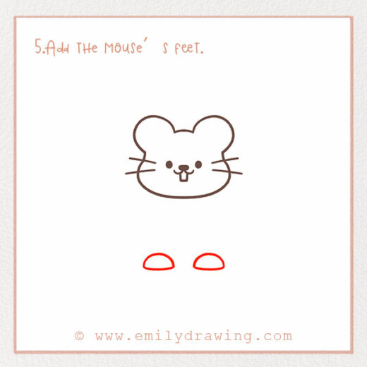 How to Draw a Mouse - Emily Drawing