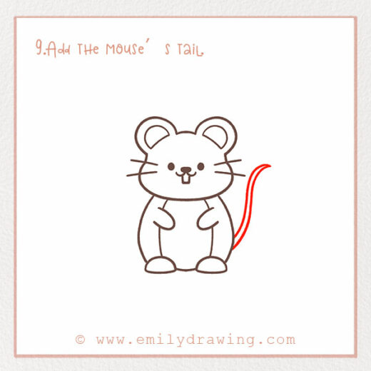 How to Draw a Mouse - Emily Drawing