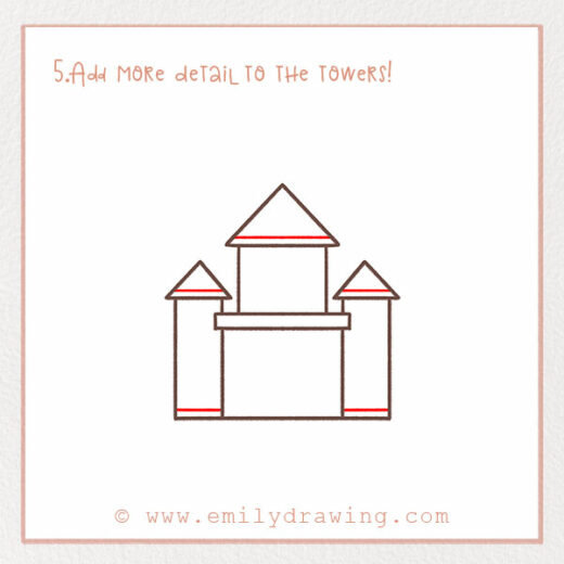 How to Draw a Castle - Emily Drawing
