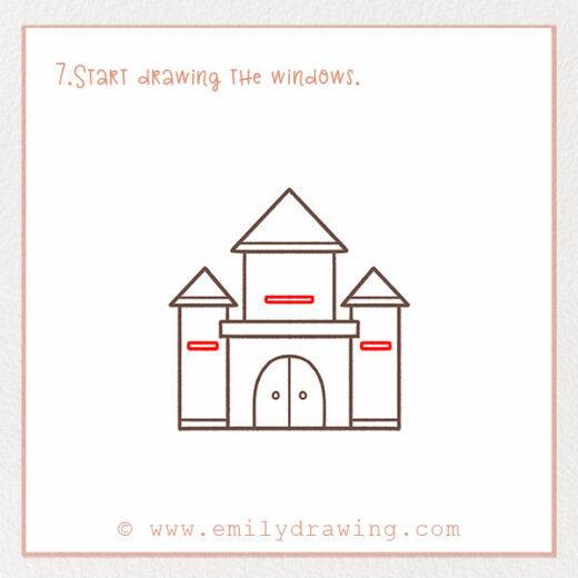 How to Draw a Castle - Emily Drawing