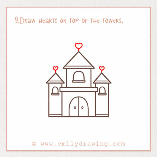 How to Draw a Castle - Emily Drawing