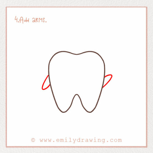 How to Draw a Tooth - Emily Drawing