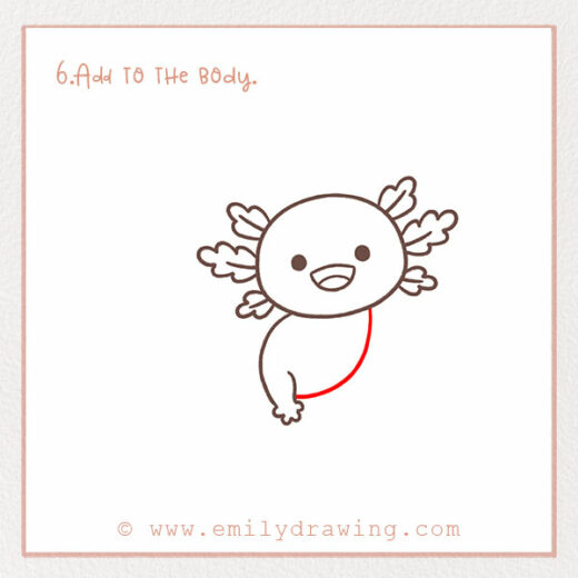 How to Draw an Axolotl - Emily Drawing