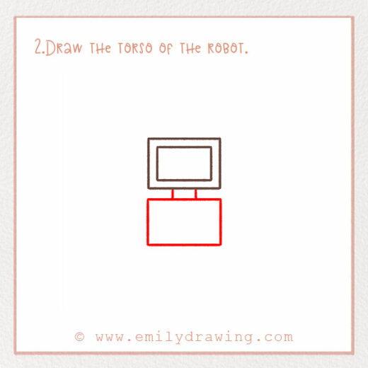 How to Draw a Robot - Emily Drawing