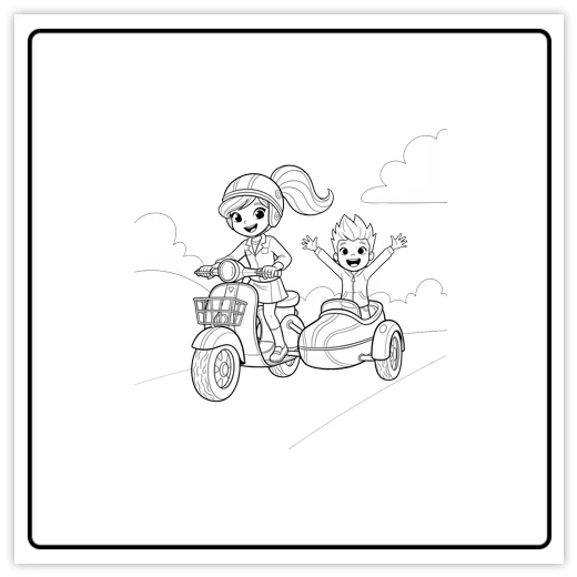 Makeup Coloring Pages - Emily Drawing